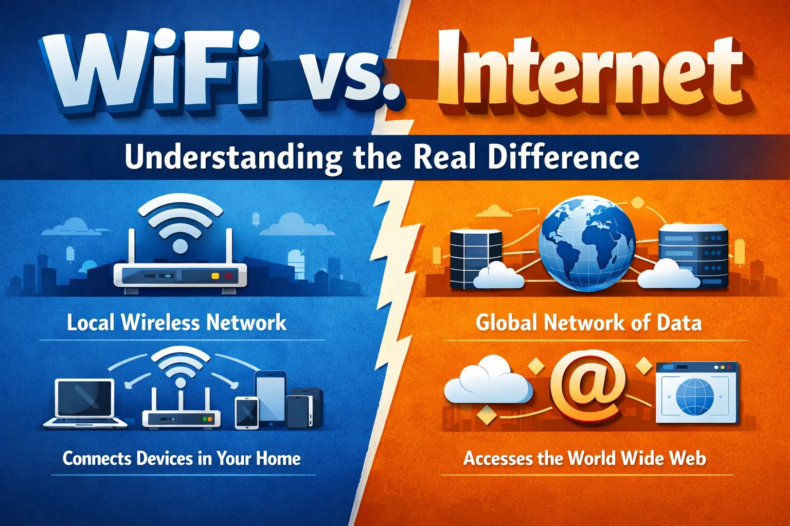 WiFi vs Internet: Understanding the Real Difference