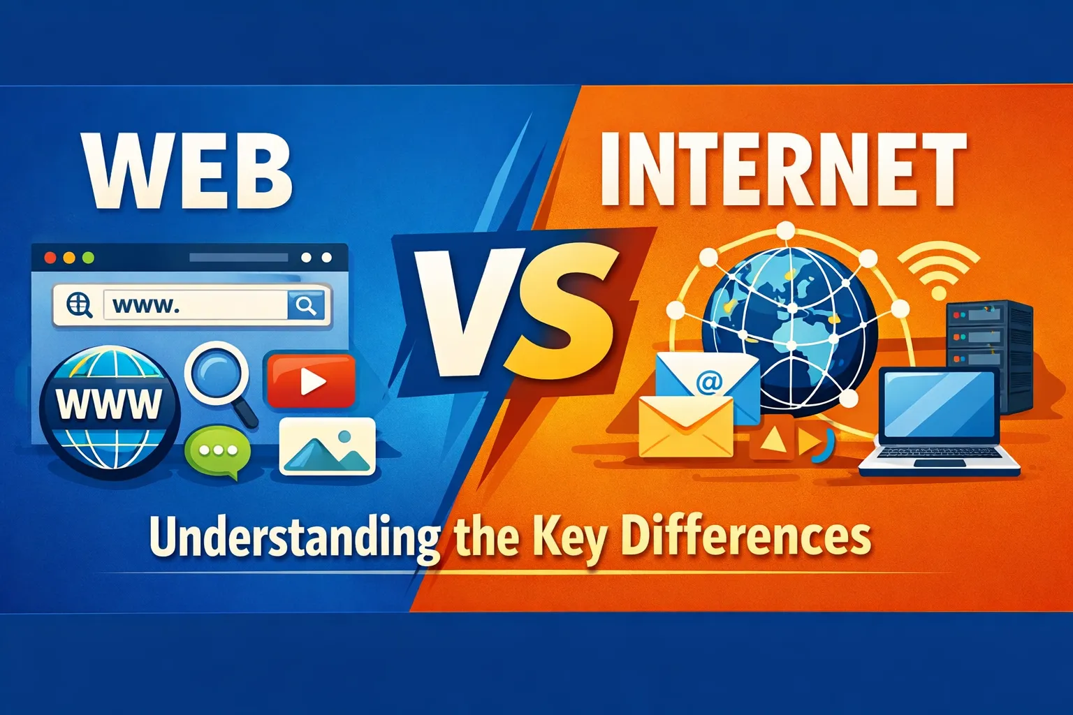 Web vs Internet: Understanding the Key Differences