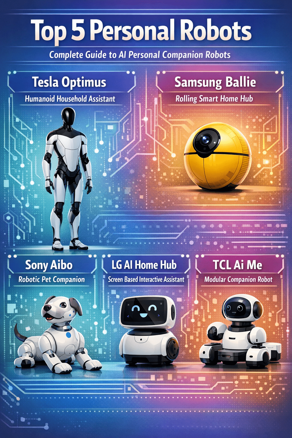 Top 5 Personal Robots: Complete Guide to AI Personal Companion Robots